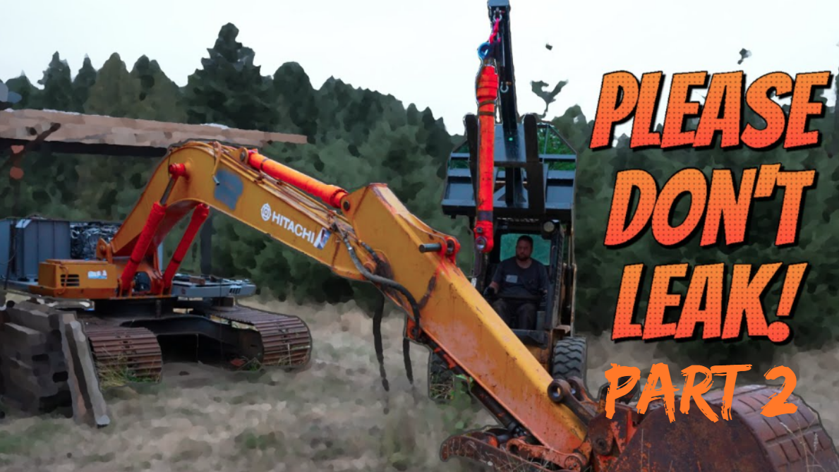 Part 2 - Rebuilding Rusty and Damaged Hydraulic Cylinders - Hitachi EX120-2