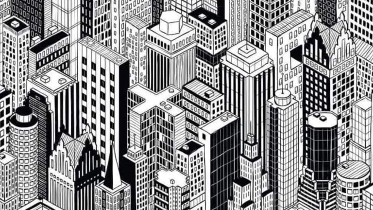 Just 5% can spot the hidden cat in this tricky drawing, are you one of ...