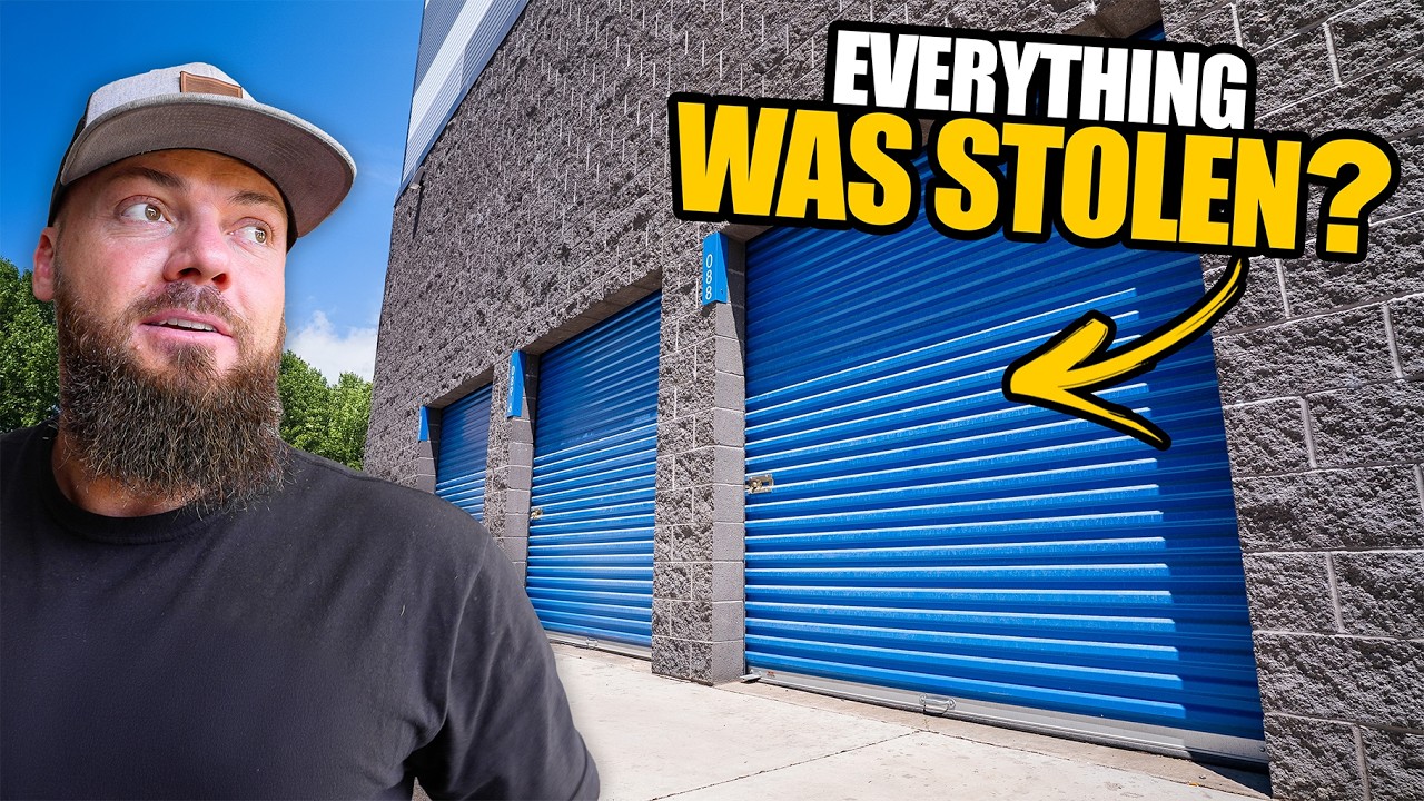 Watch As I Open a Storage Unit Full of Stolen Goods