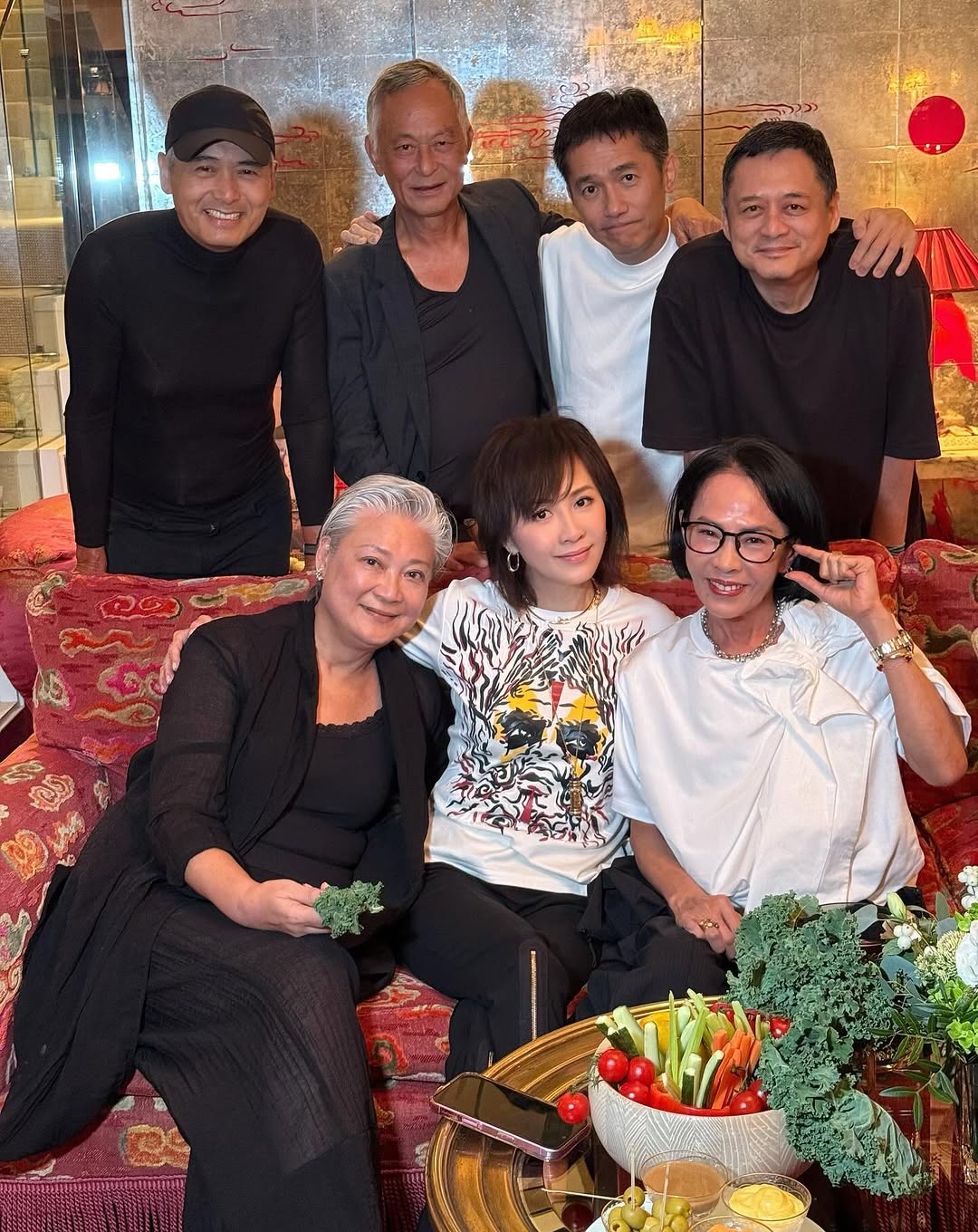 Carina Lau and husband Tony Leung reunite with Chow Yun Fat in star ...