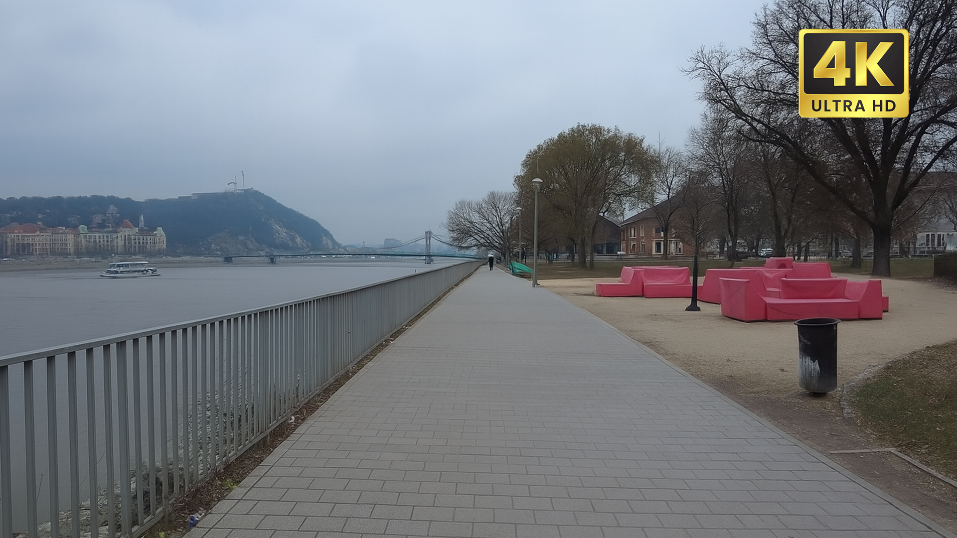 Budapest : promenade nocturne en 4K