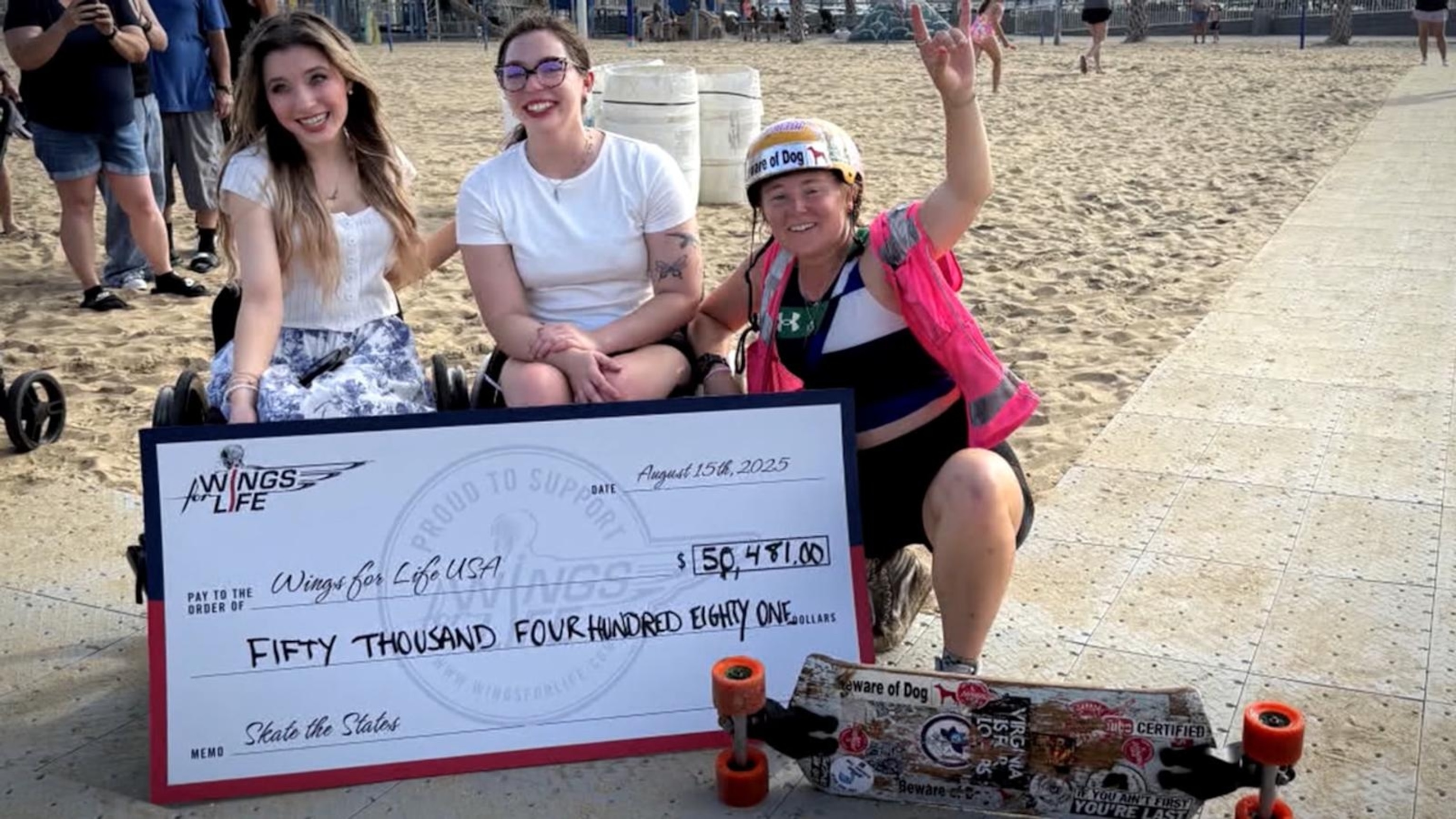 America Strong: She’s skating across America!