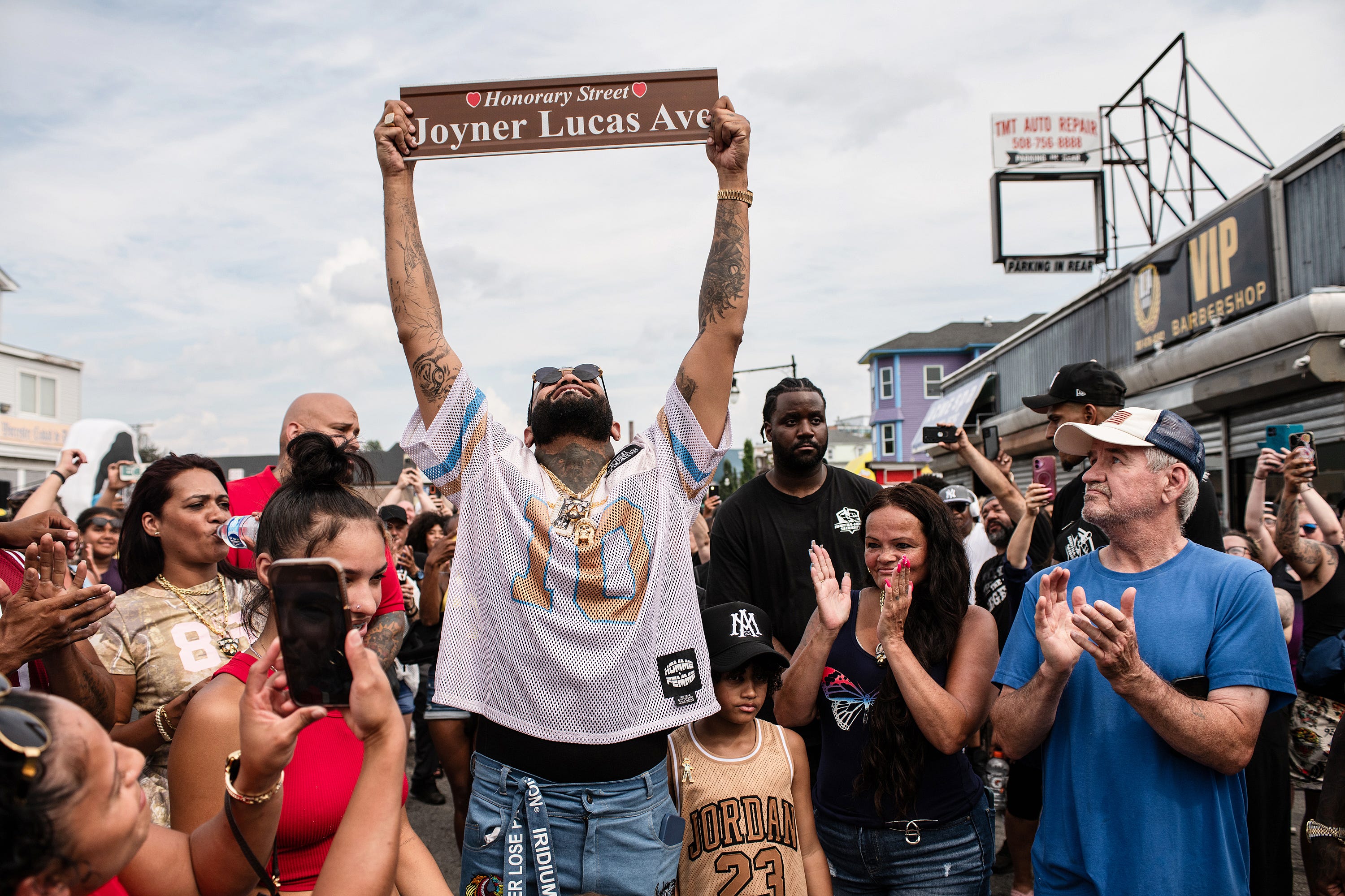 'I have a reason to celebrate': Part of Dewey St. dubbed Joyner Lucas ...