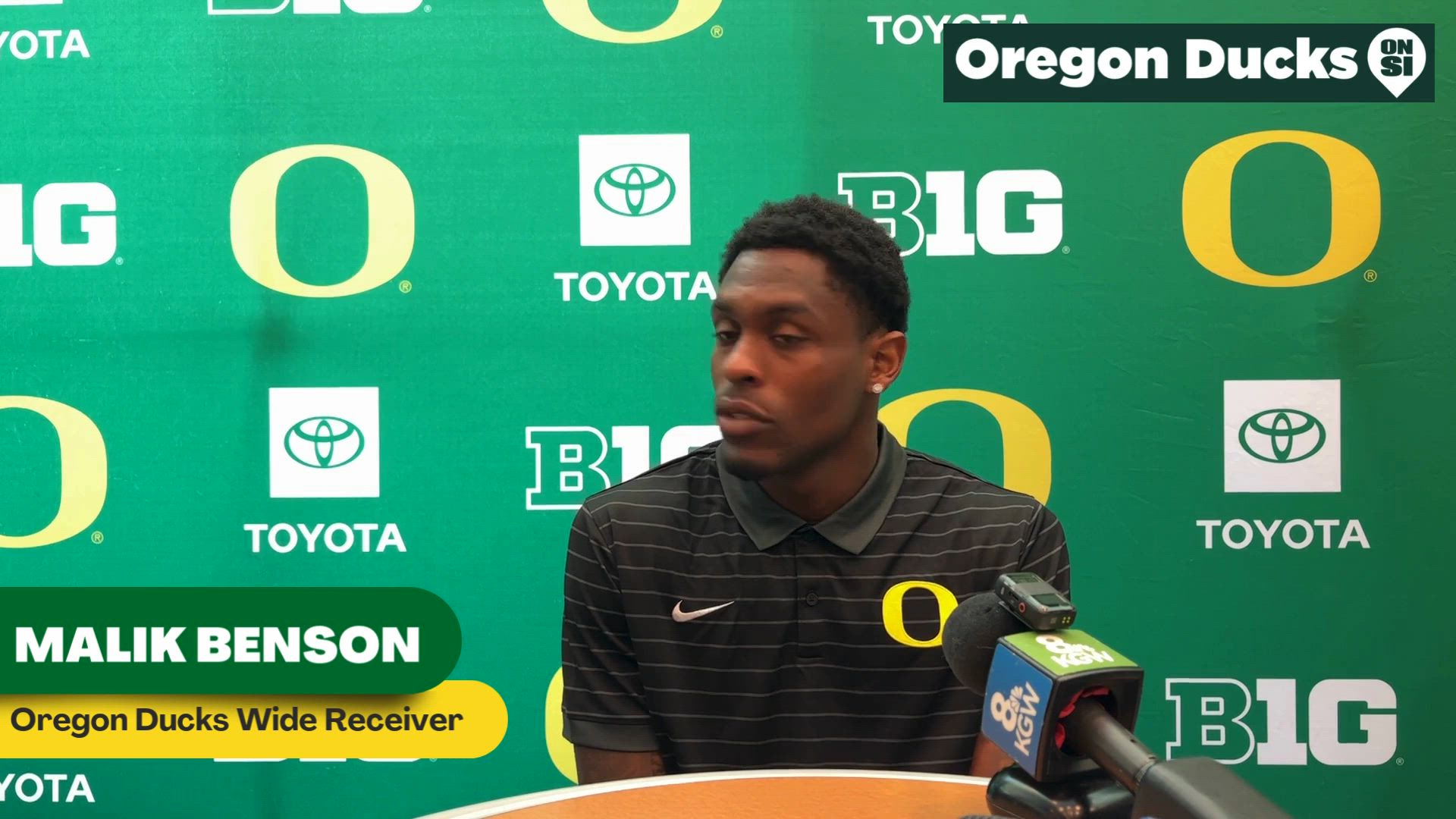 Oregon Ducks Wide Receiver Malik Benson discusses why Oregon was the ...