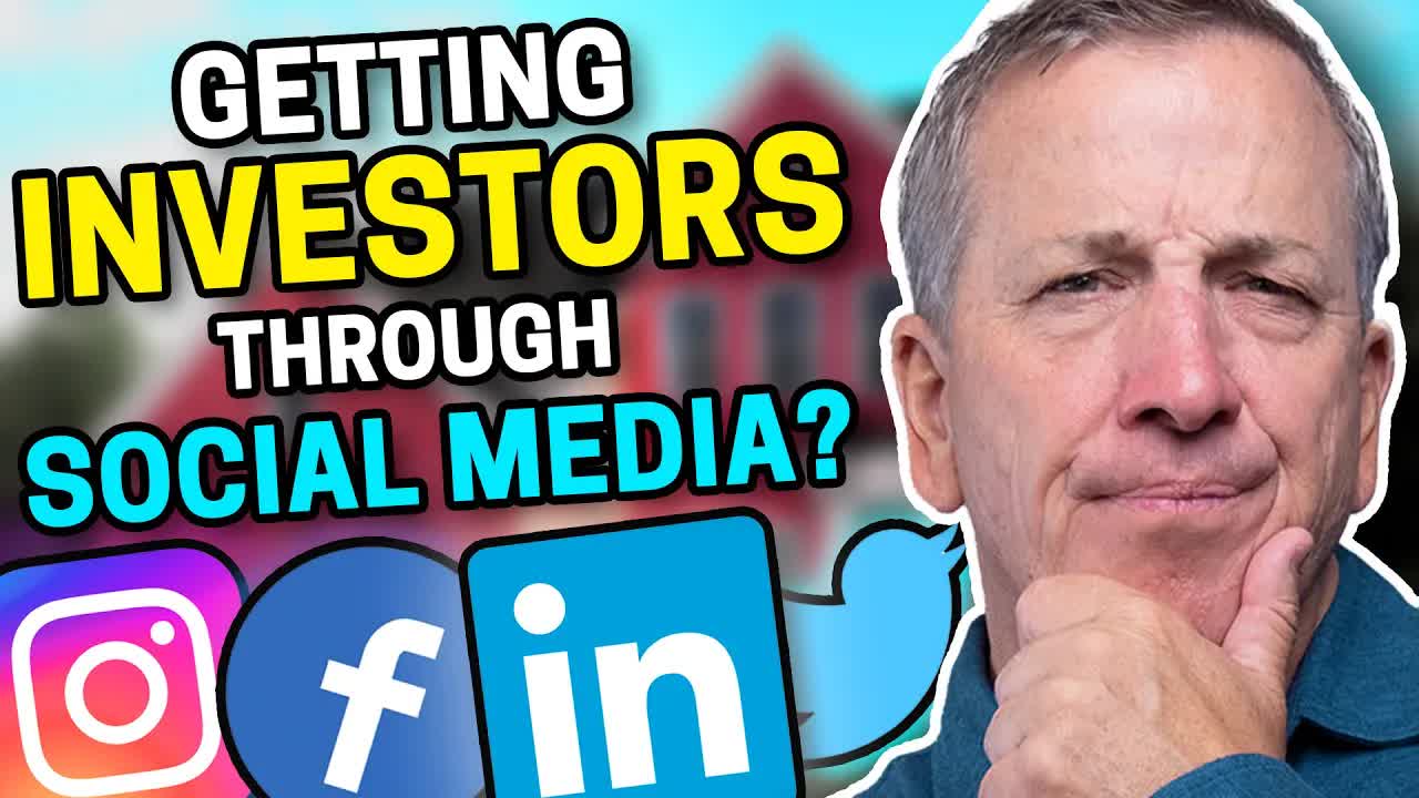 Crowdsource real estate investment money over social media?