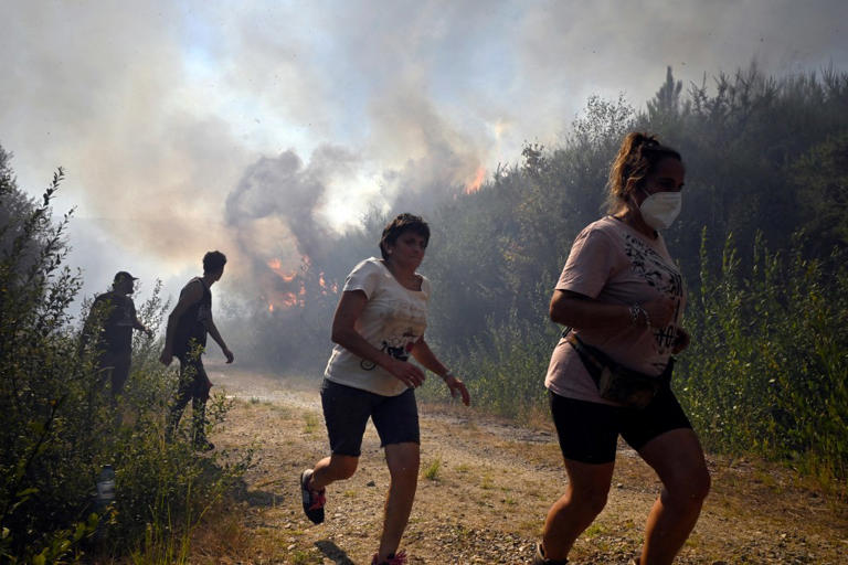 Spain deploys military to battle 20 major wildfires across country as ...