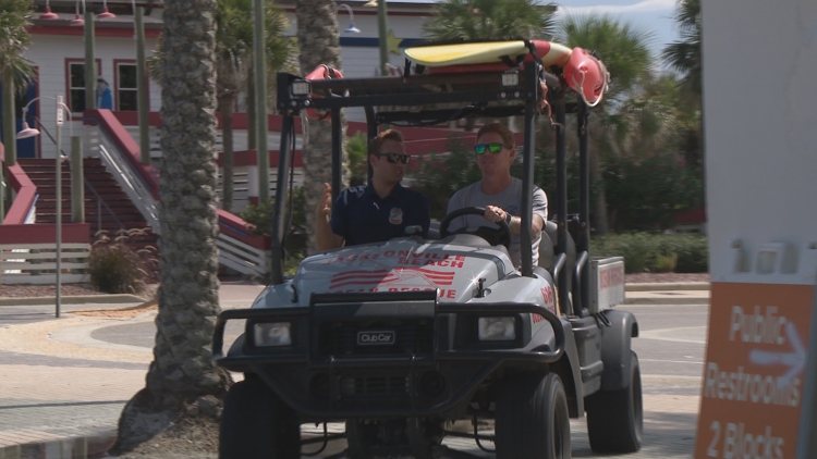 Jax Beach Ocean Rescue preps for dangerous surf sent from Hurricane Erin