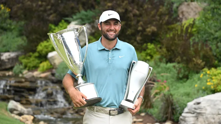 Scottie Scheffler wins BMW Championship: How PGA star sunk incredible ...
