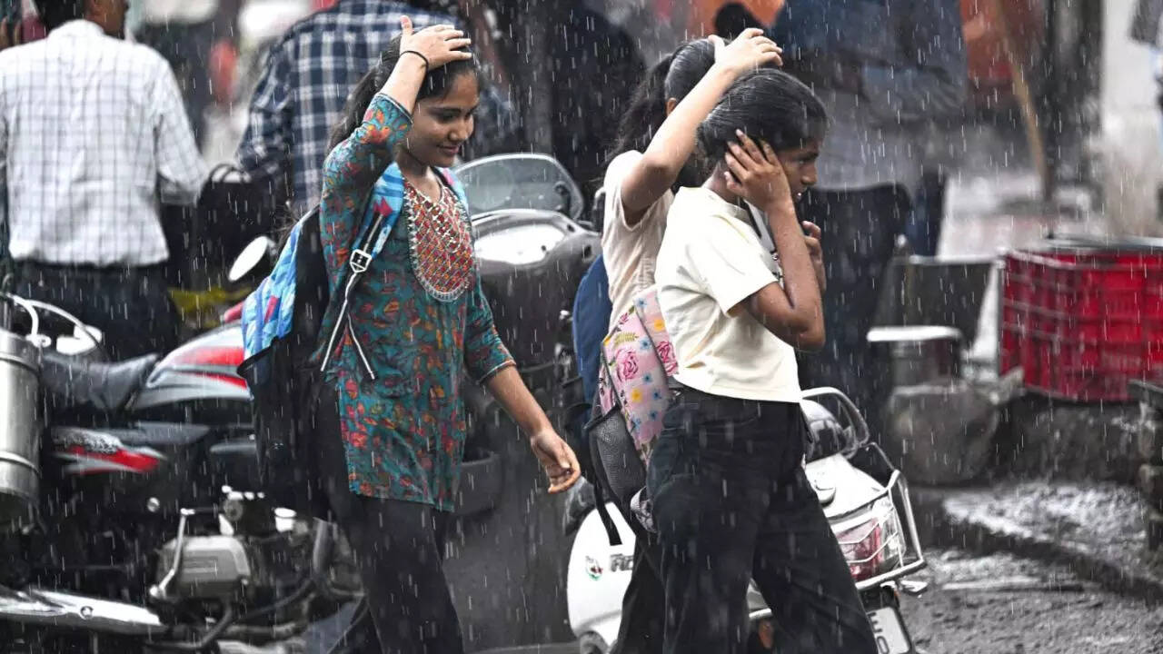 Mumbai rains: Triple-digit showers drench city; IMD maintains orange ...