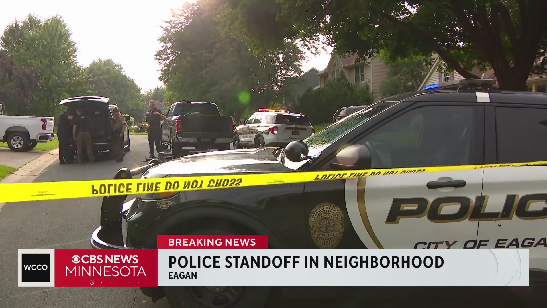 Large police standoff in Eagan neighborhood Sunday afternoon