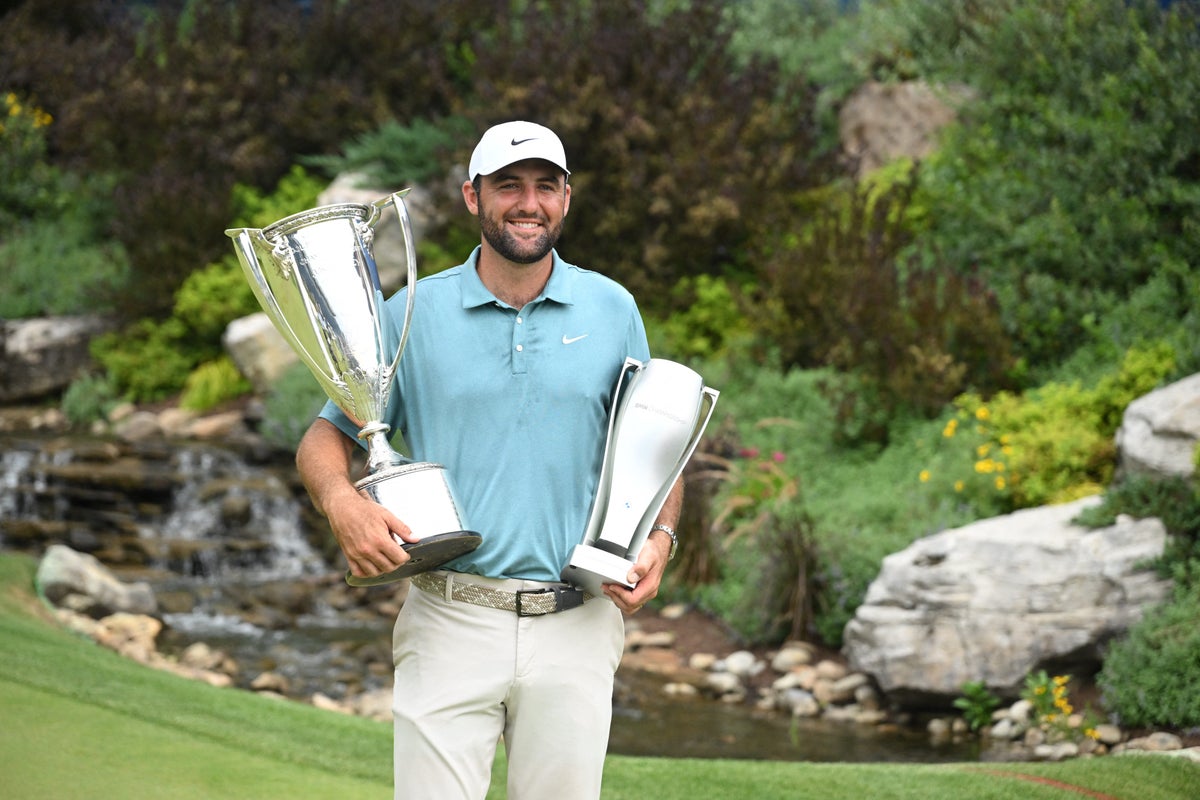 Robert MacIntyre blows four-shot lead as Scottie Scheffler wins BMW ...