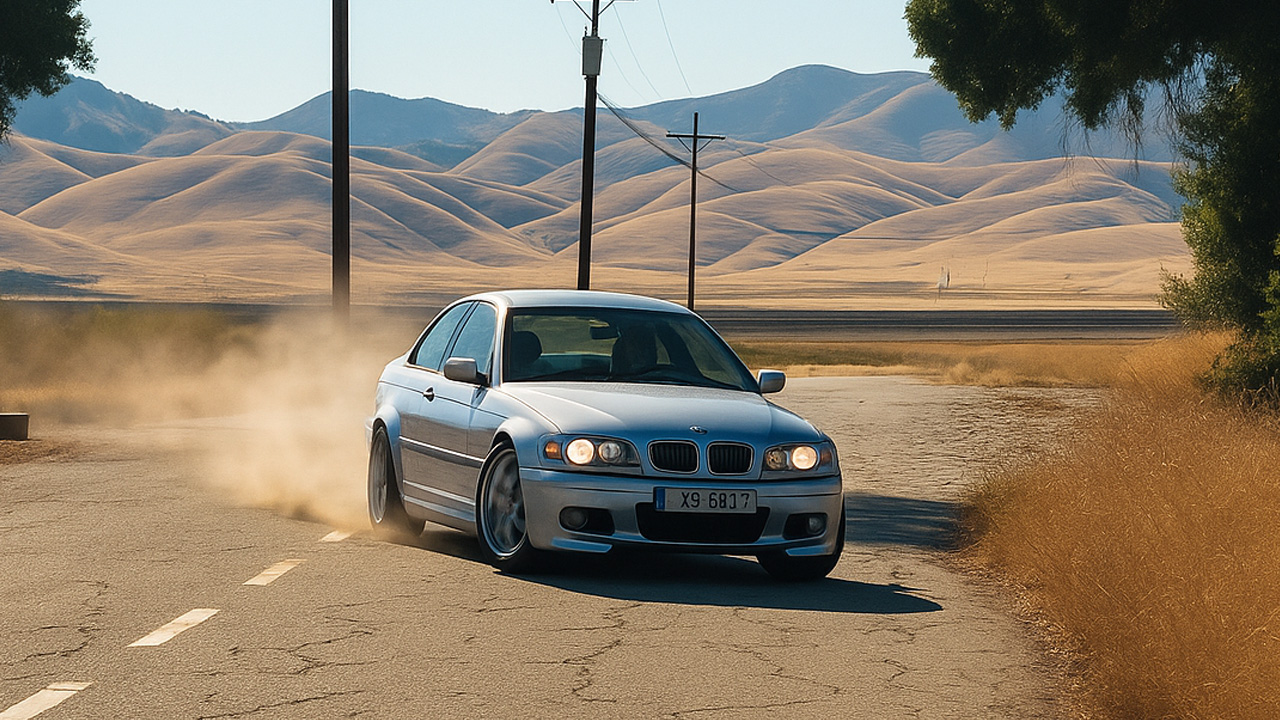 BMW E39 M5 Tire Blowout at Over 250 KM/H on the Highway
