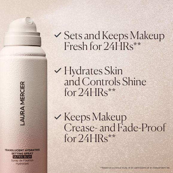 Laura Mercier's setting spray hailed as heatwave hero