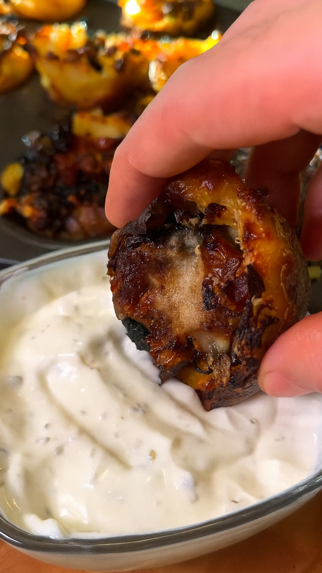 How to Make Vegan Smashed Potato Cups