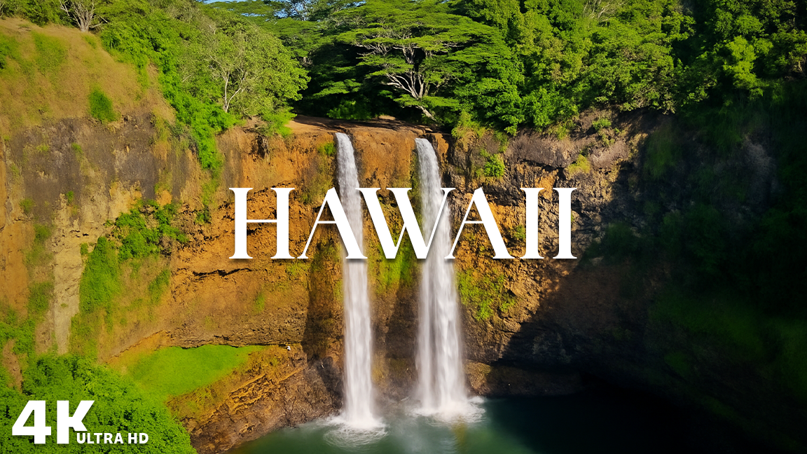 Paesaggi naturali delle Hawaii in 4K: tra vulcani, foreste e spiagge