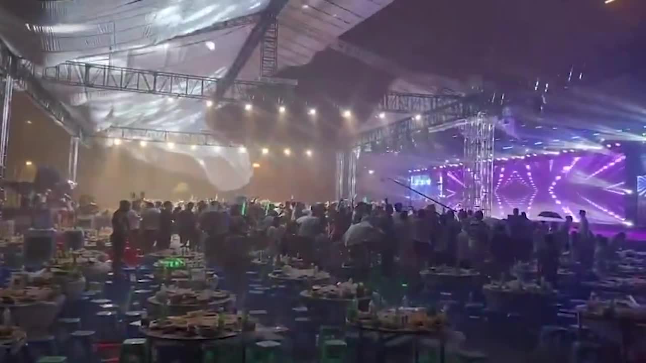 Stage truss buckles at beer festival in China killing at least two