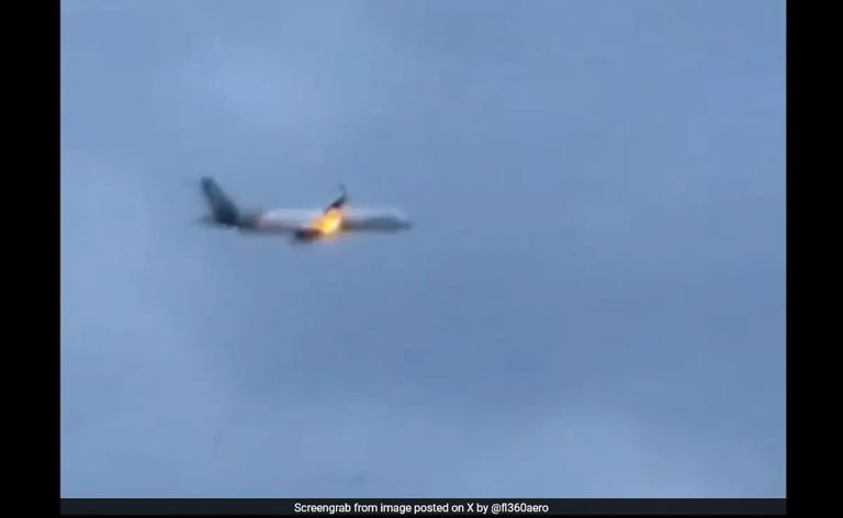 Video: Germany-Bound Boeing 757 Catches Fire Mid-Air, Diverted To Italy