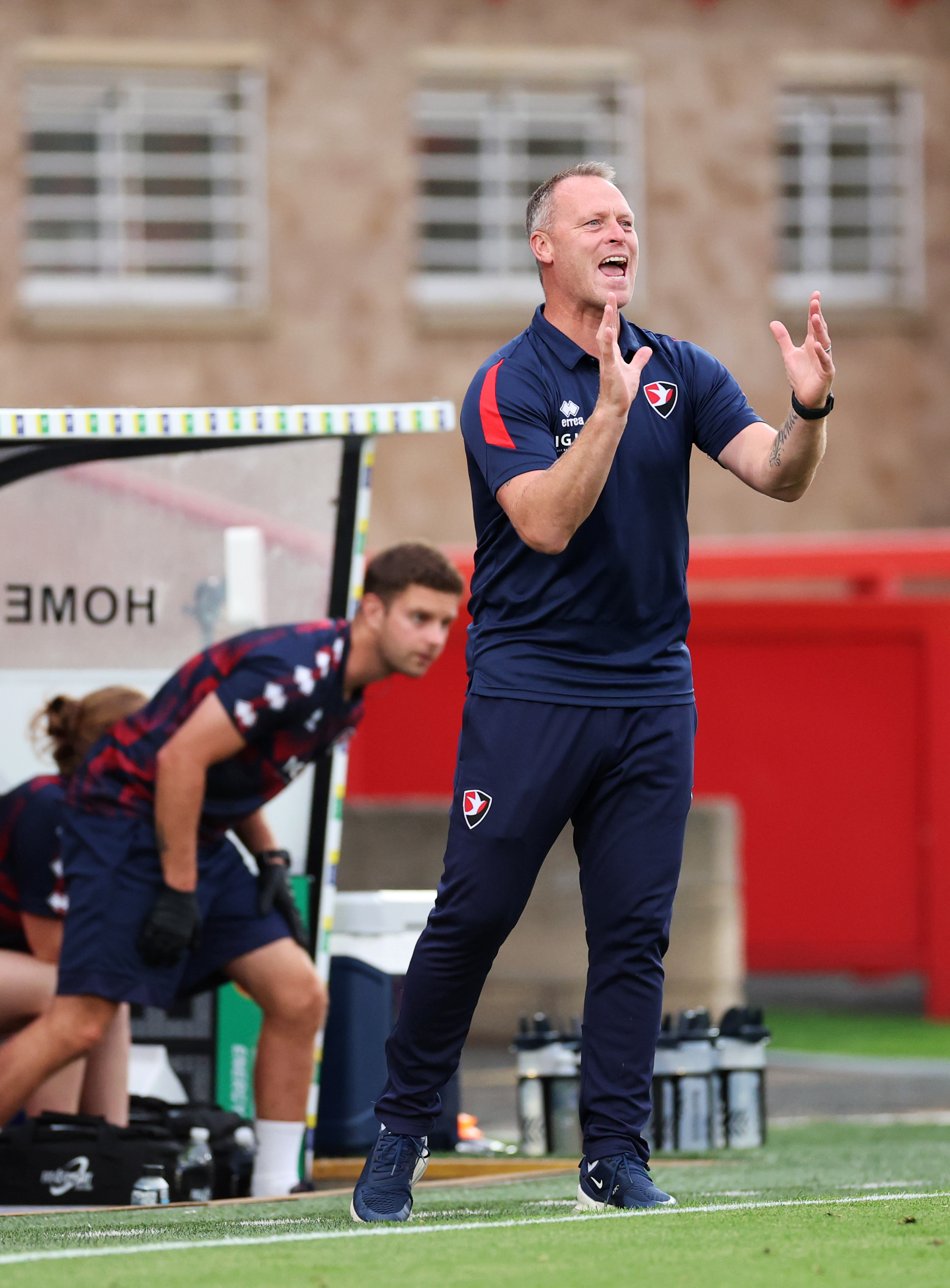 Cheltenham boss relieved to hear full-time whistle at Stadium MK