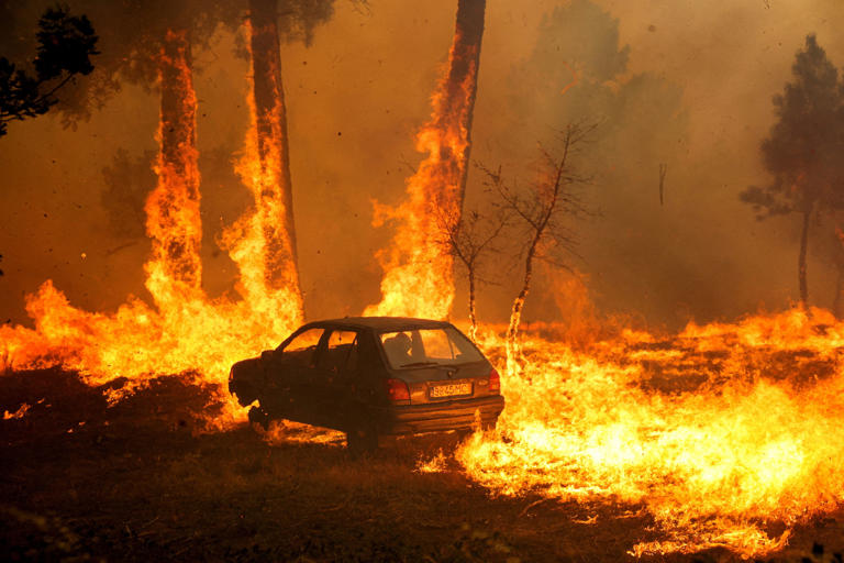 Raging wildfires close section of Spain’s world-famous walking route