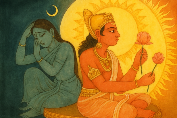 Chhaya and Surya: The Story of the Shadow Mother and Her Children