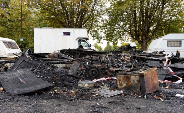 Horror in Bristol as caravan set alight 'deliberately' inside huge ...