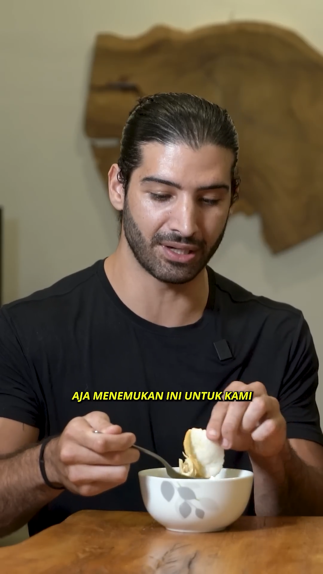 Trying Bubur Ayam during Ramadhan