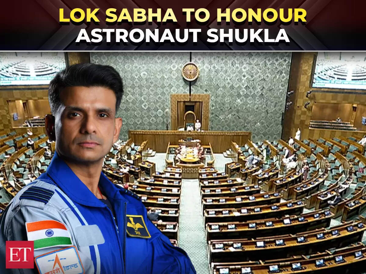 Lok Sabha to hold special discussion honoring astronaut Shubhanshu Shukla after hero’s welcome