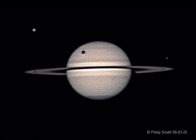 Can swallow 25 Indias: Titan's shadow on Saturn is so big it's visible ...