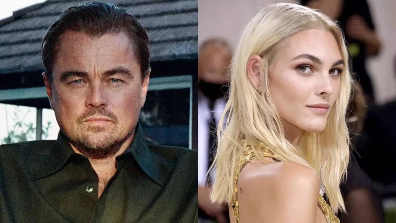 Leonardo DiCaprio shares romantic kiss with 27-year-old model Vittoria ...