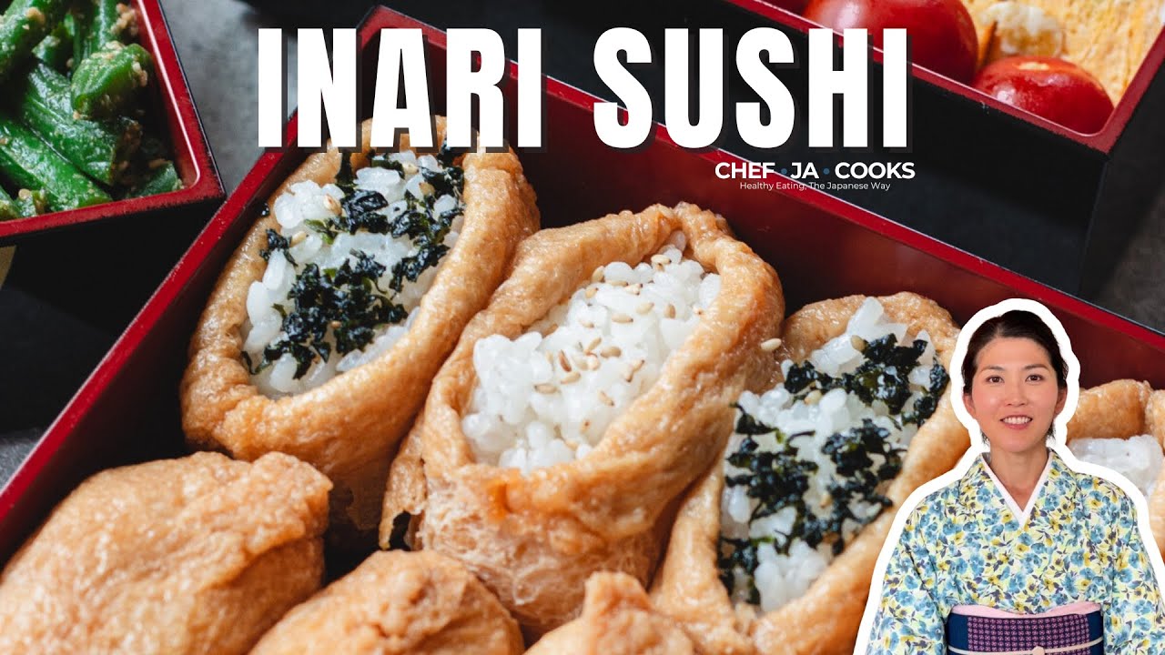 How to Make Inari Sushi: Delicious Inarizushi Recipe (Japanese Tofu ...