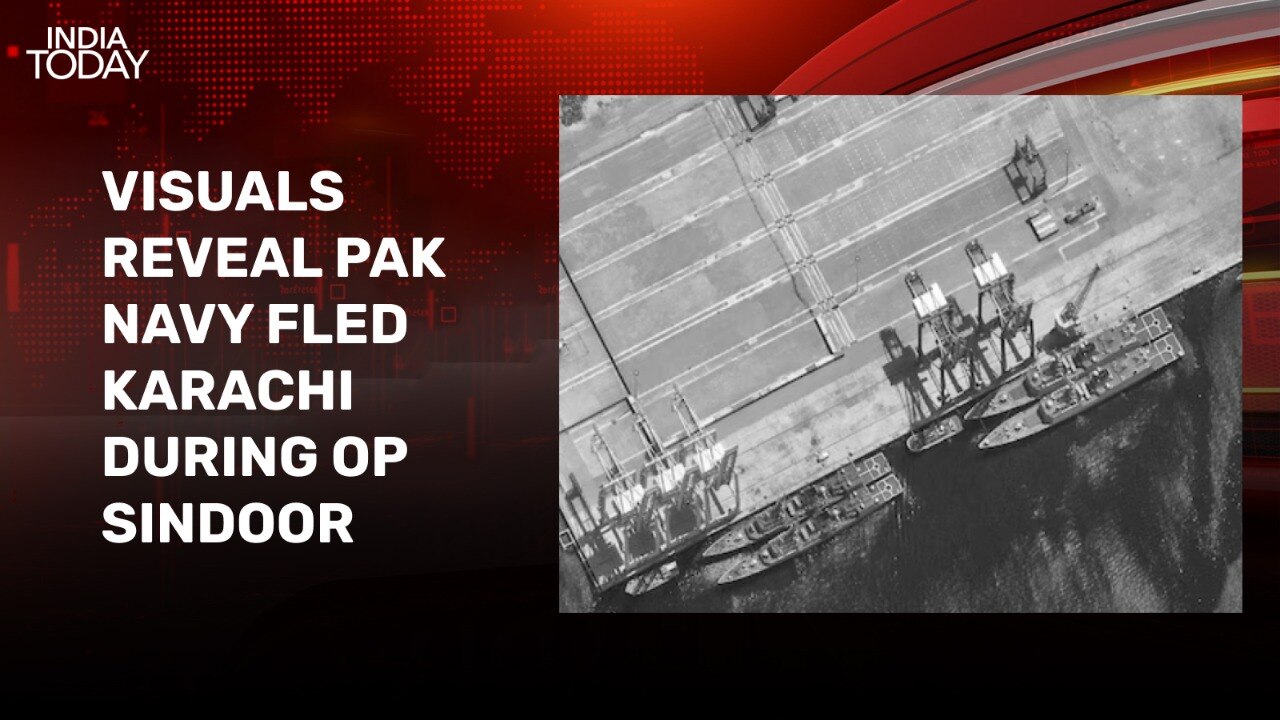 Satellite images reveal Pak Navy's retreat from Karachi during Op Sindoor