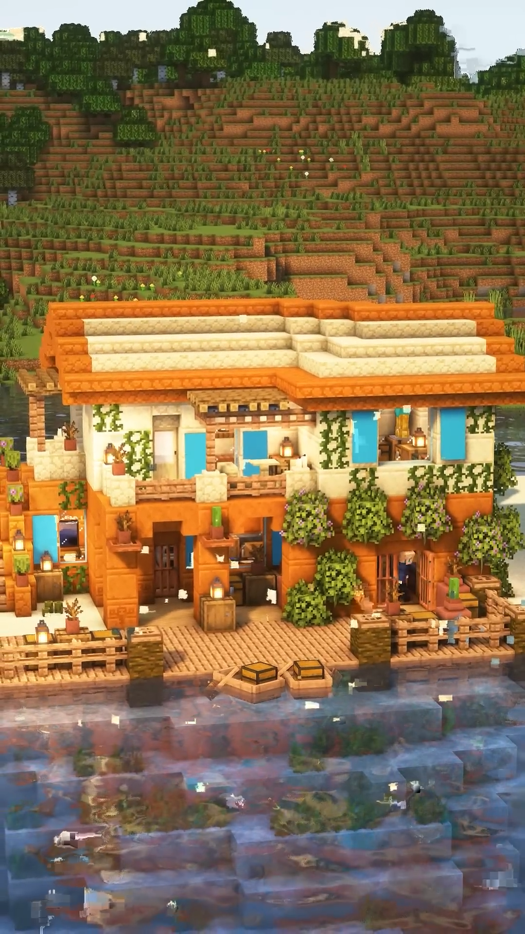 Modern Beach House in Minecraft