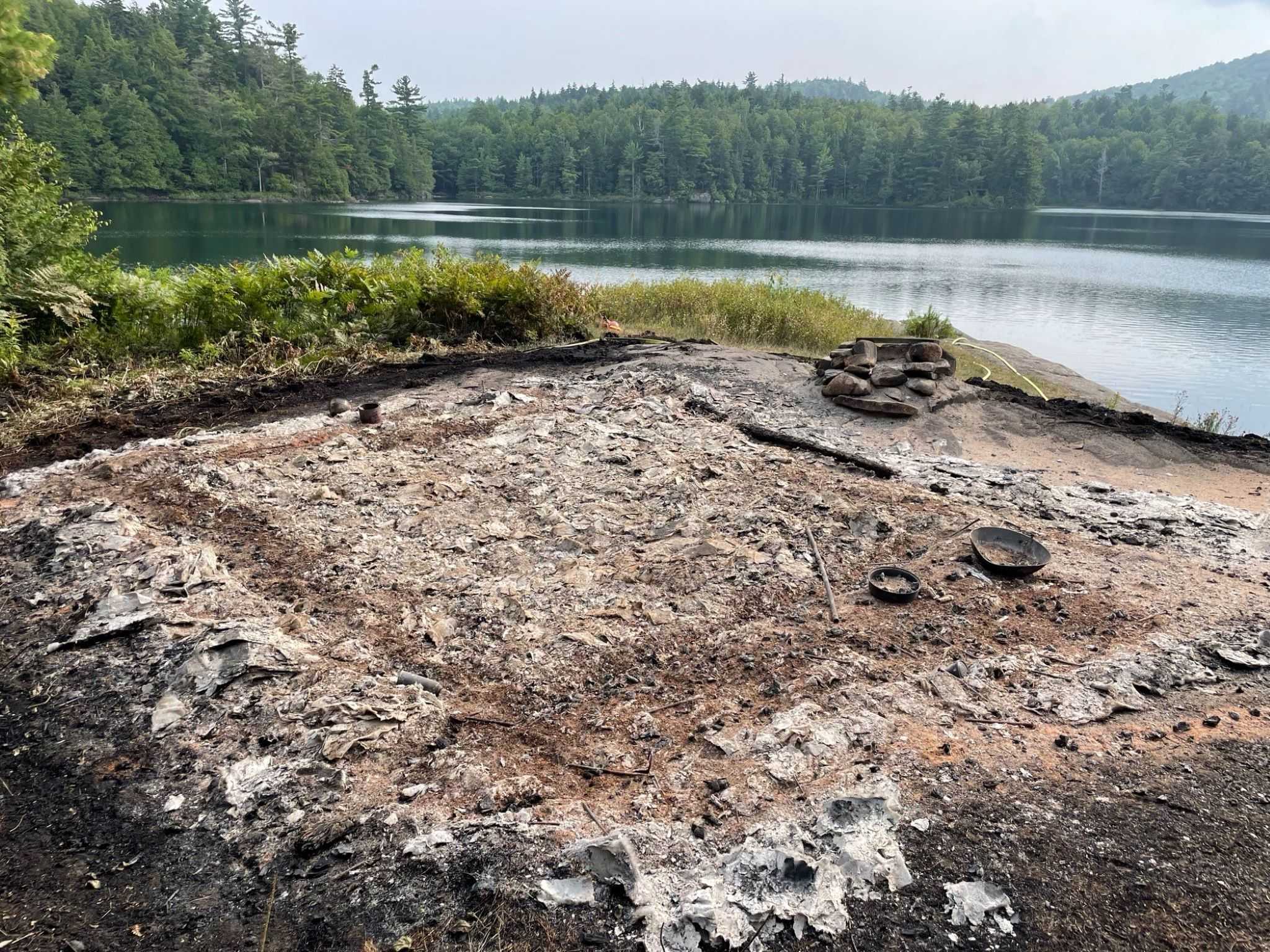 Lean-to burned to ground, Adirondack camping area closed until further ...