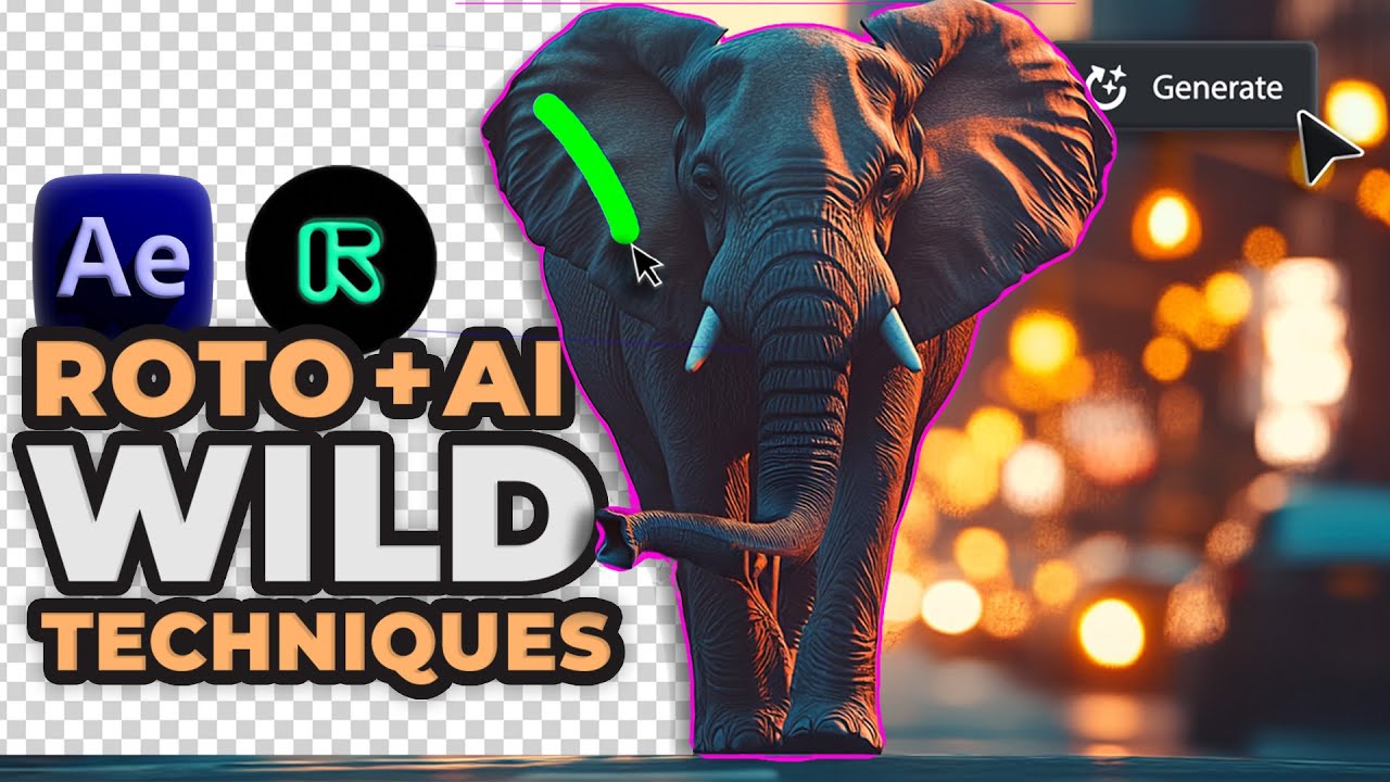 Transform Videos Using After Effects Roto Brush and AI Tools