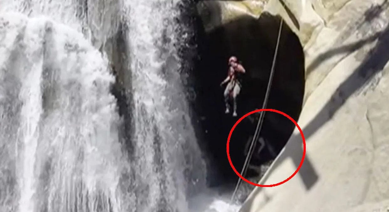 Ορειβάτης εγκλωβίστηκε για δύο ημέρες πίσω από καταρράκτη: Βρέθηκε ...