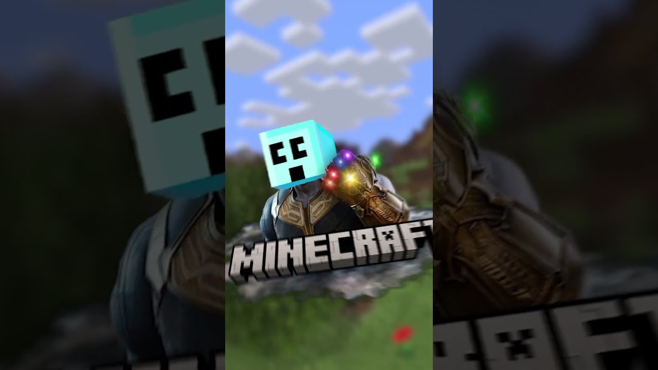 Minecraft but I got the Infinity Gauntlet