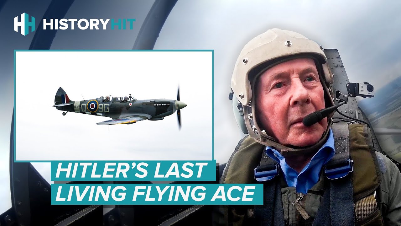 WW2 Luftwaffe Ace Flies RAF Spitfire For the First Time
