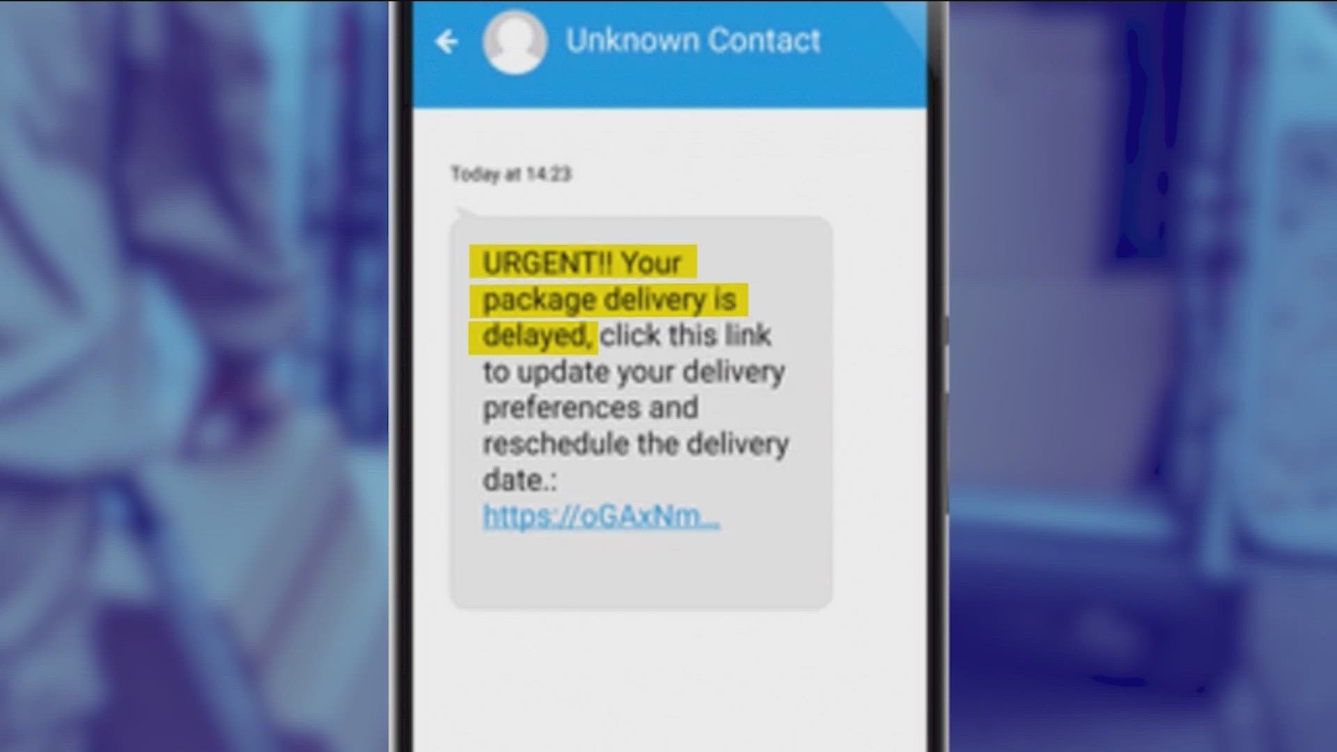 How to navigate delivery text scams