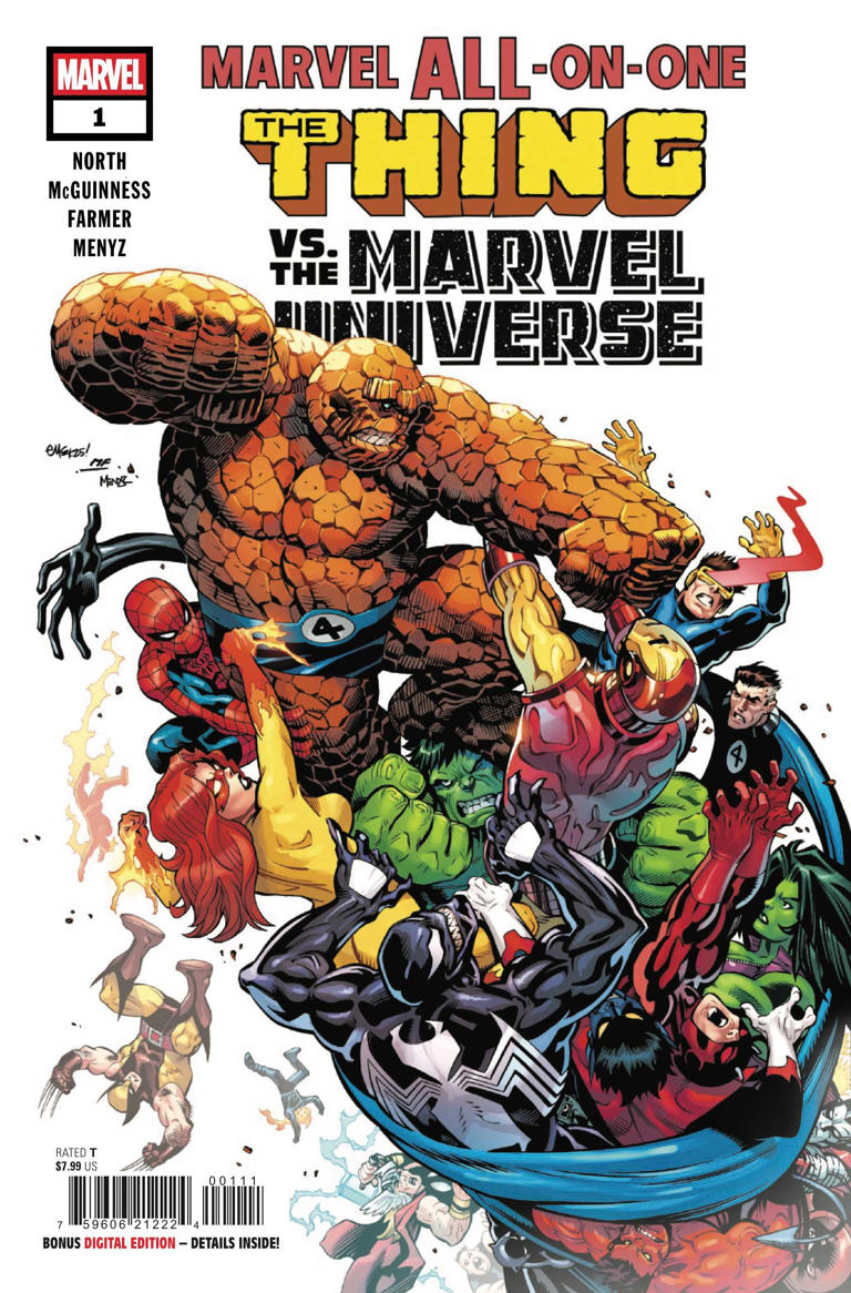 The Thing Is Marvel's Most Hated Hero, As He Takes on the Entire Marvel ...