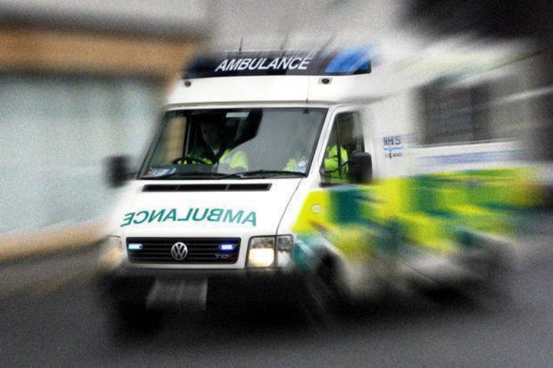 Woman hospitalised after being struck by car early this morning