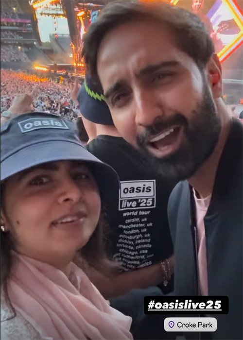 Youngest Nobel laureate in history among Oasis fans at Croke Park