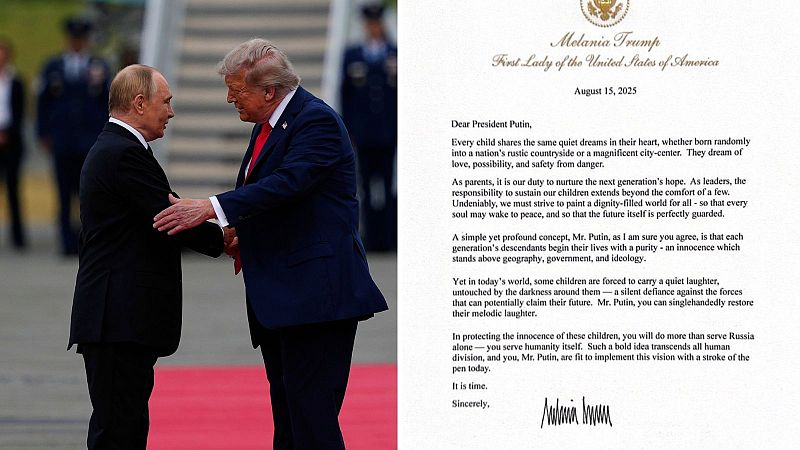 Melania Trump’s letter to Vladimir Putin goes viral with many ...