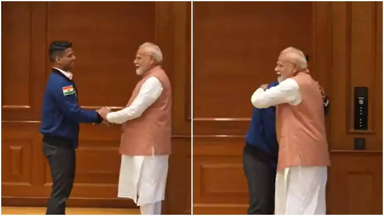 Modi-Shux meet: PM meets India’s first ISS astronaut Shubhanshu Shukla ...