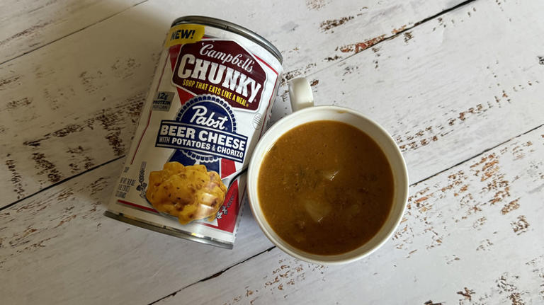 We Tried Campbell's X PBR Collaboration And The Beer Cheese Soup Is ...