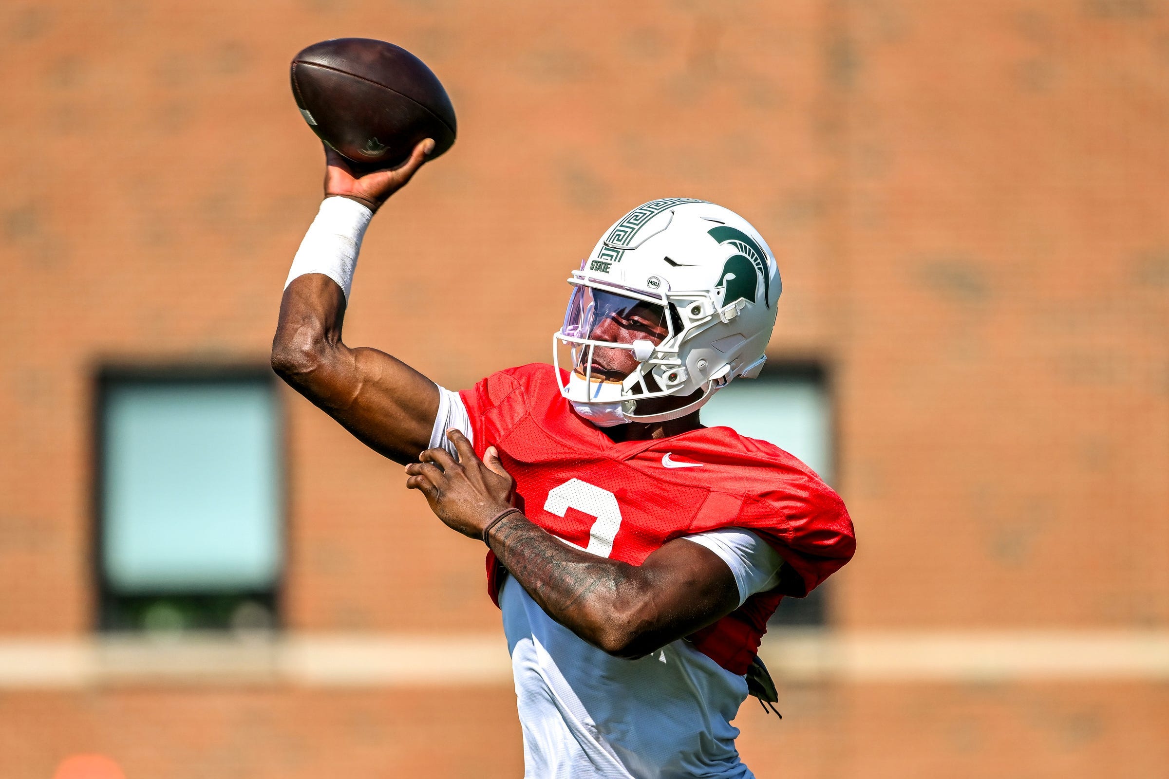 Michigan State QB Aidan Chiles makes watch list for the Johnny Unitas ...