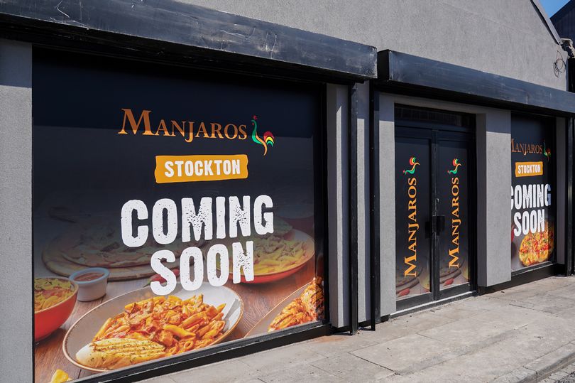 New Manjaros restaurant 'coming soon' as signs go up at vacant Stockton ...