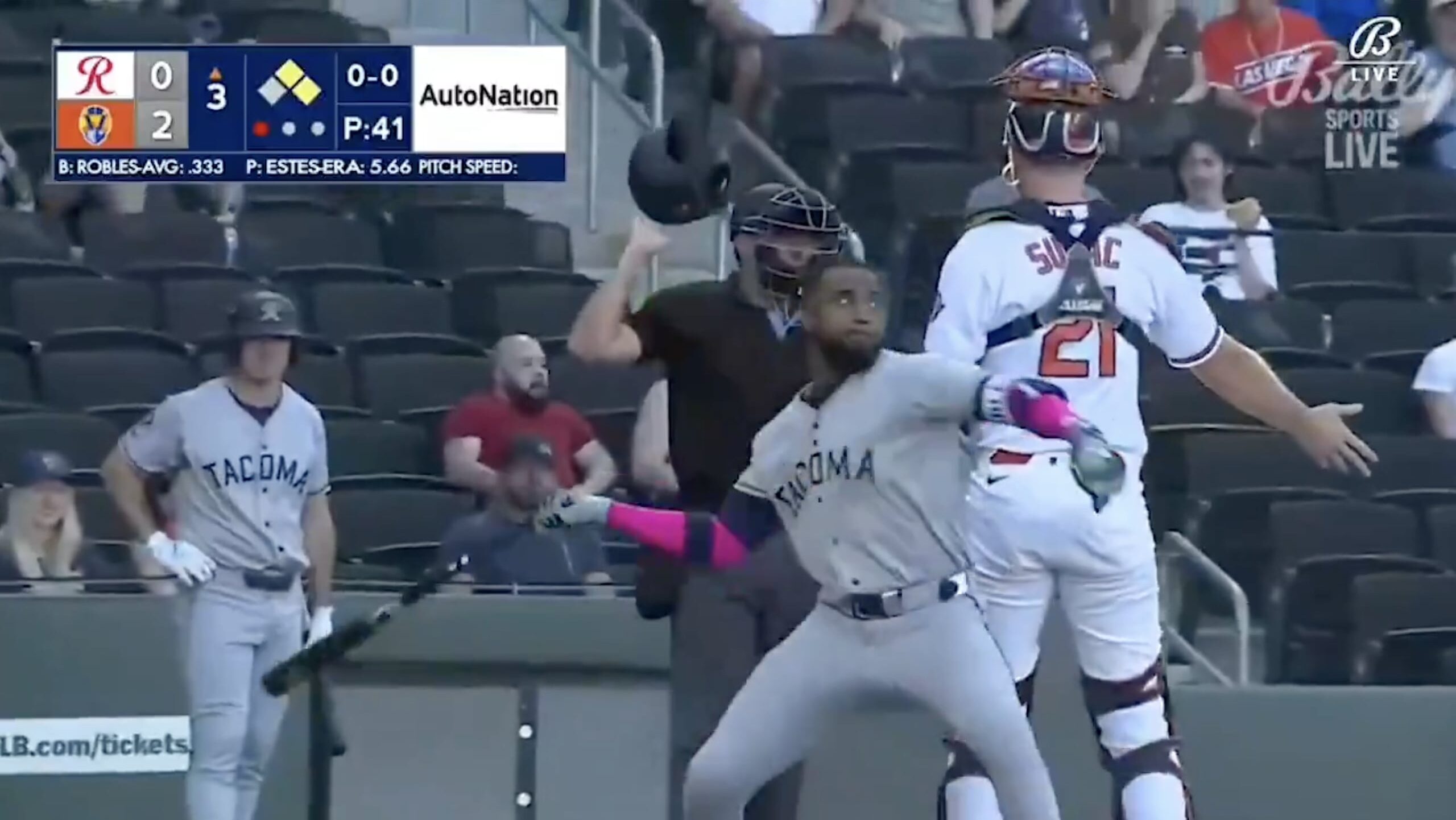 WATCH: Seattle Mariners Player Hurls Bat at Pitcher in Shocking Moment