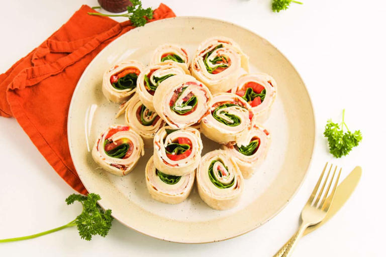Turkey and Cheese Pinwheels