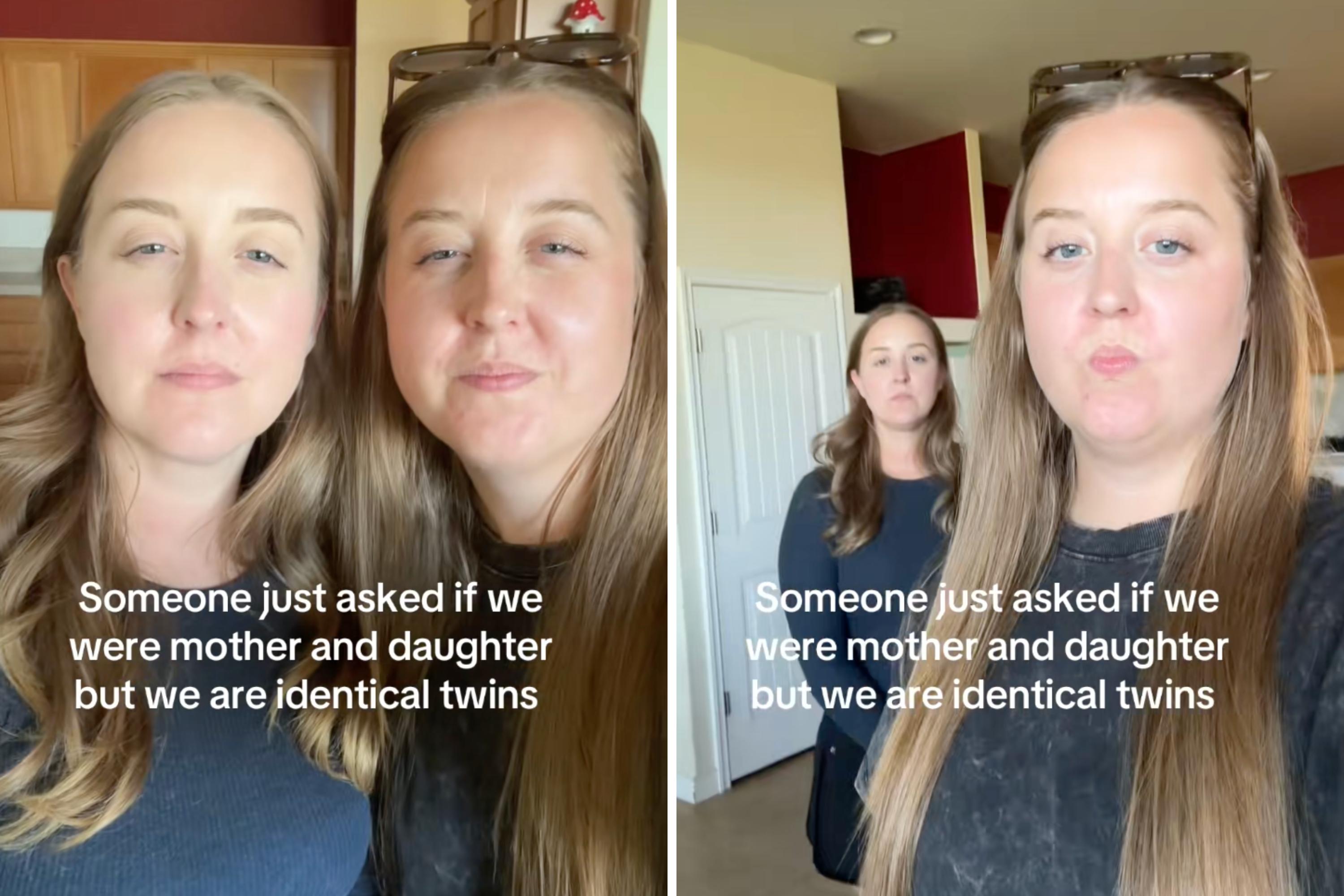 Twin sisters get stopped at store—can't believe what stranger assumed
