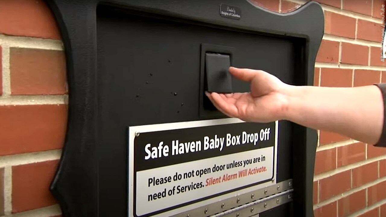 Blessing ceremony held for Safe Haven Baby Box in Perry County, Mo.
